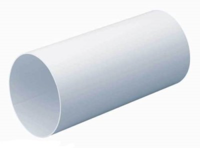 100mm Solid Plastic Ducting Pipe PVC Round Duct Ventilation Extractor ...