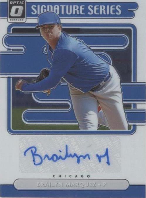 2021 Panini Donruss Optic - Signature Series Brailyn Marquez #SS-BM (AU ...