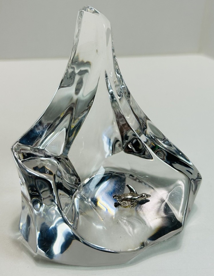 The Franklin Mint 1987 Clear Art Glass Iceberg Statue Paperweight ...