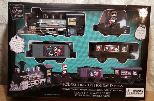 Disney The Nightmare Before Christmas Jack Skellington Train Set for ...