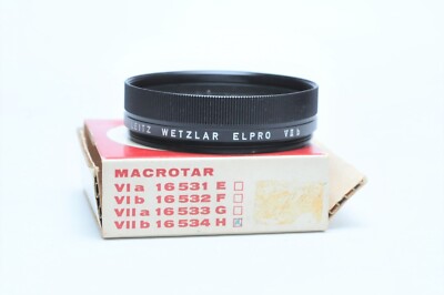 Leitz Wetzlar Leica Elpro VII b 55mm Macro Close Up Lens Filter 16534H ...