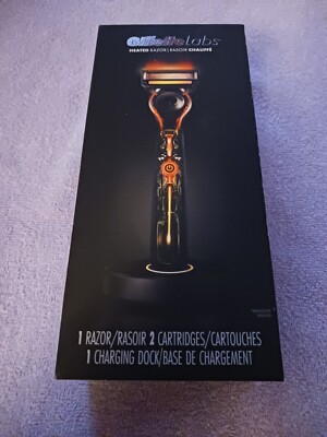 Gillette Labs Heated Razor Starter Kit - 1 Handle, 2 Blade Refills ...