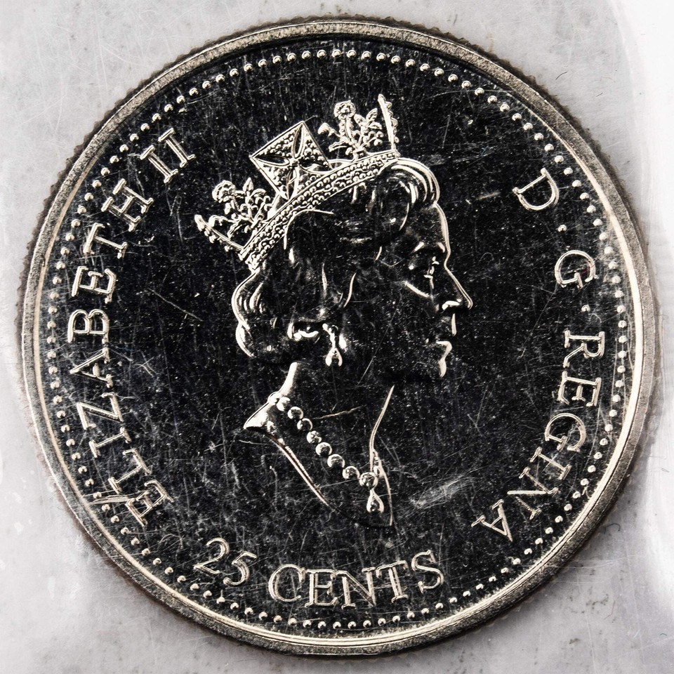 Canada 2000 Millennium Mule 25 Cents Quarter Error Coin - ICCS MS-63 | eBay