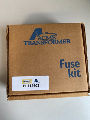 HUBBELL Acme control transformer fuse kit PL112603 | eBay