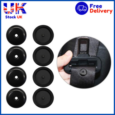 4 Sets Car Seat Belt Clip Stopper UNIVERSAL Buckle Retainer Button ...