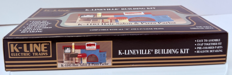 K-Line O Scale: K-Lineville Hair Salon & Pizza Parlor Kit K-4103 - NEW ...