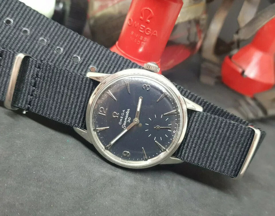 VINTAGE 1960 OMEGA SEAMASTER 30 MANUAL WIND CAL:268 SUB SECOND DIAL MAN ...