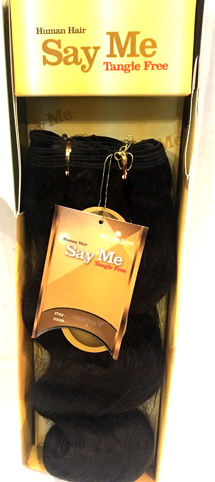 Human Hair 12" Finger Roll Weaving Extension By New York Queen Color 4 ...