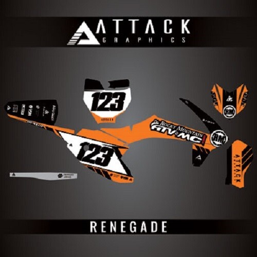 Attack Graphics Custom Renegade Complete Bike Graphics Kit | eBay