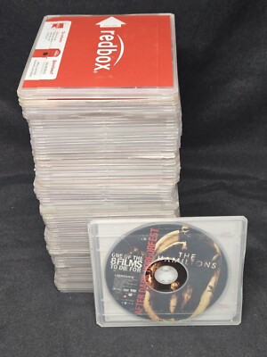 HUGE Lot of 43 Redbox Movies With Plastic Cases! Horror Action Drama ...