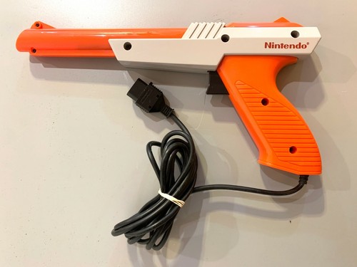 Official Orange Nintendo NES-005 Zapper Light Gun Controller Tested ...