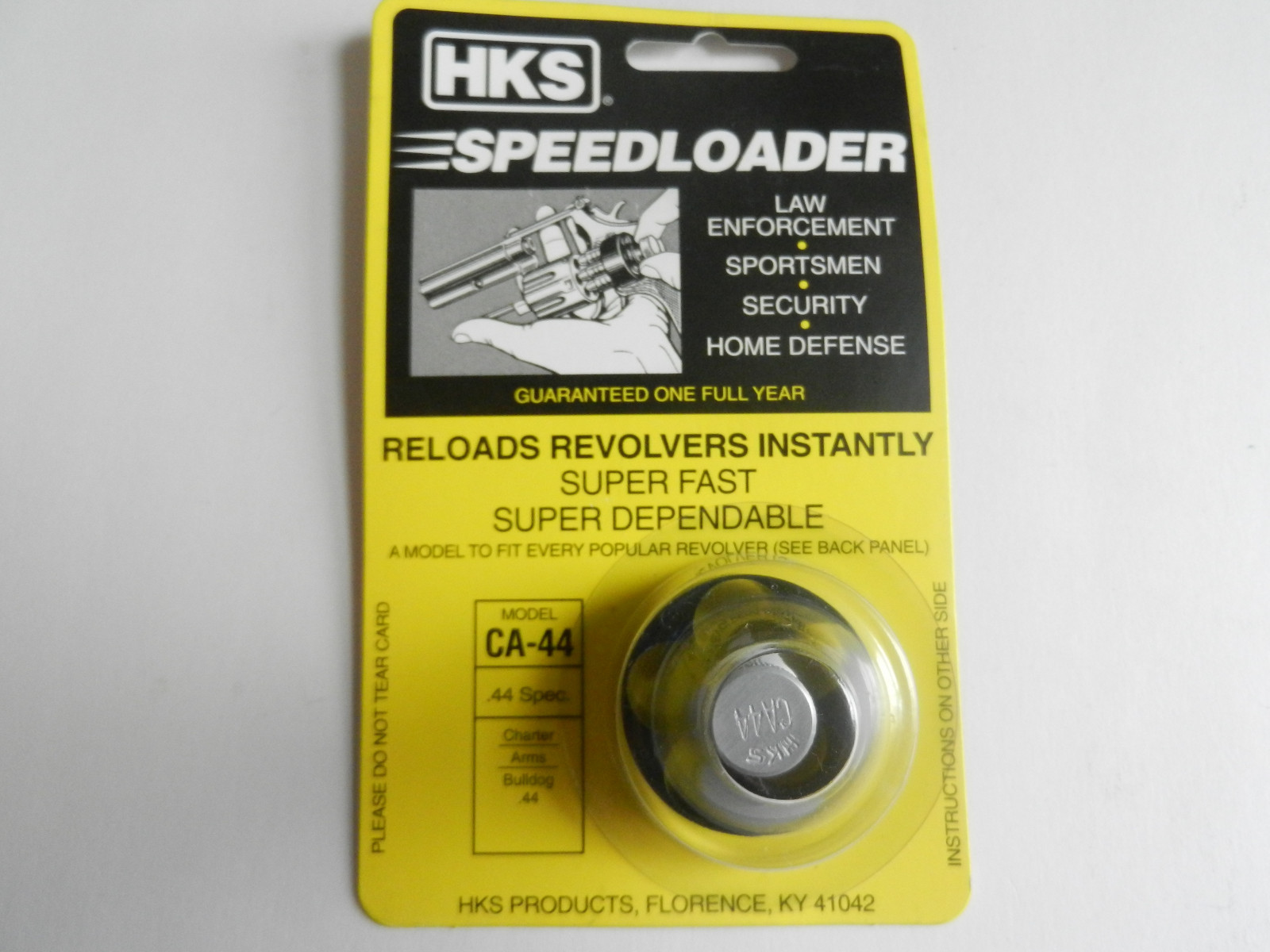 New; HKS Speedloader; Model CA-44; 5 Shot; 44 Special; Fast ...