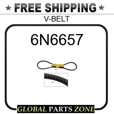 6N6657 - V-BELT 6N6656 for Caterpillar (CAT) | eBay