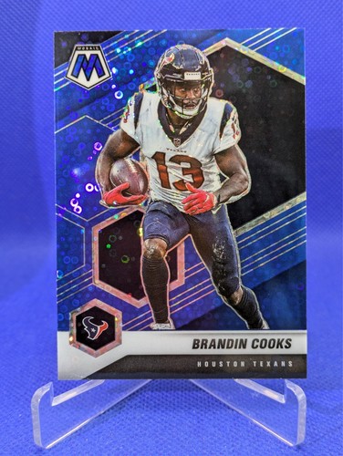 BRANDIN COOKS 2021 Panini Mosaic #86 No Huddle Mosaic Blue Prizm /75 | eBay