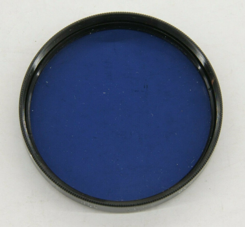 HCE - 49mm Blue 80B Lens Filter - Fair Glass - Used W553 | eBay