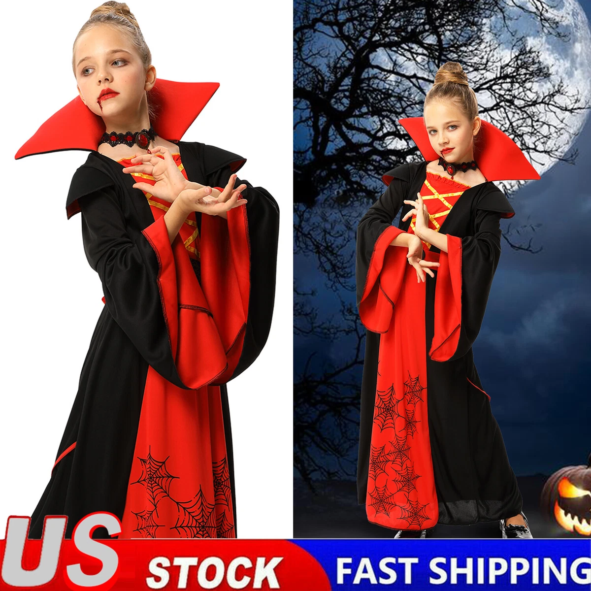 Gothic Vampire Costume For Girls