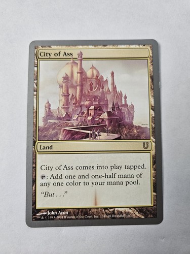 MTG - City of Ass Unhinged 134/140 Regular Rare | eBay