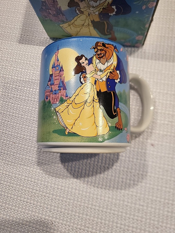 Vintage Walt Disney Classic Beauty and the Beast Coffee Mug Japan | eBay