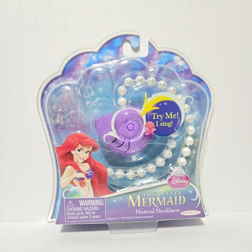 Disney The Little Mermaid Ariel Singing Seashell Pearl Musical Purple ...