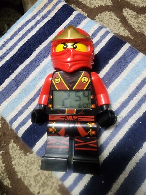 Lego Ninjago Digital Alarm Clock Figurine Masters Of Spinjitzu | eBay