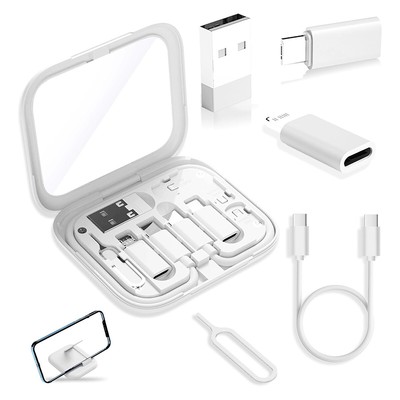 Multi USB Charging Adapter Cable Kit USB C Conversion Data Transfer ...