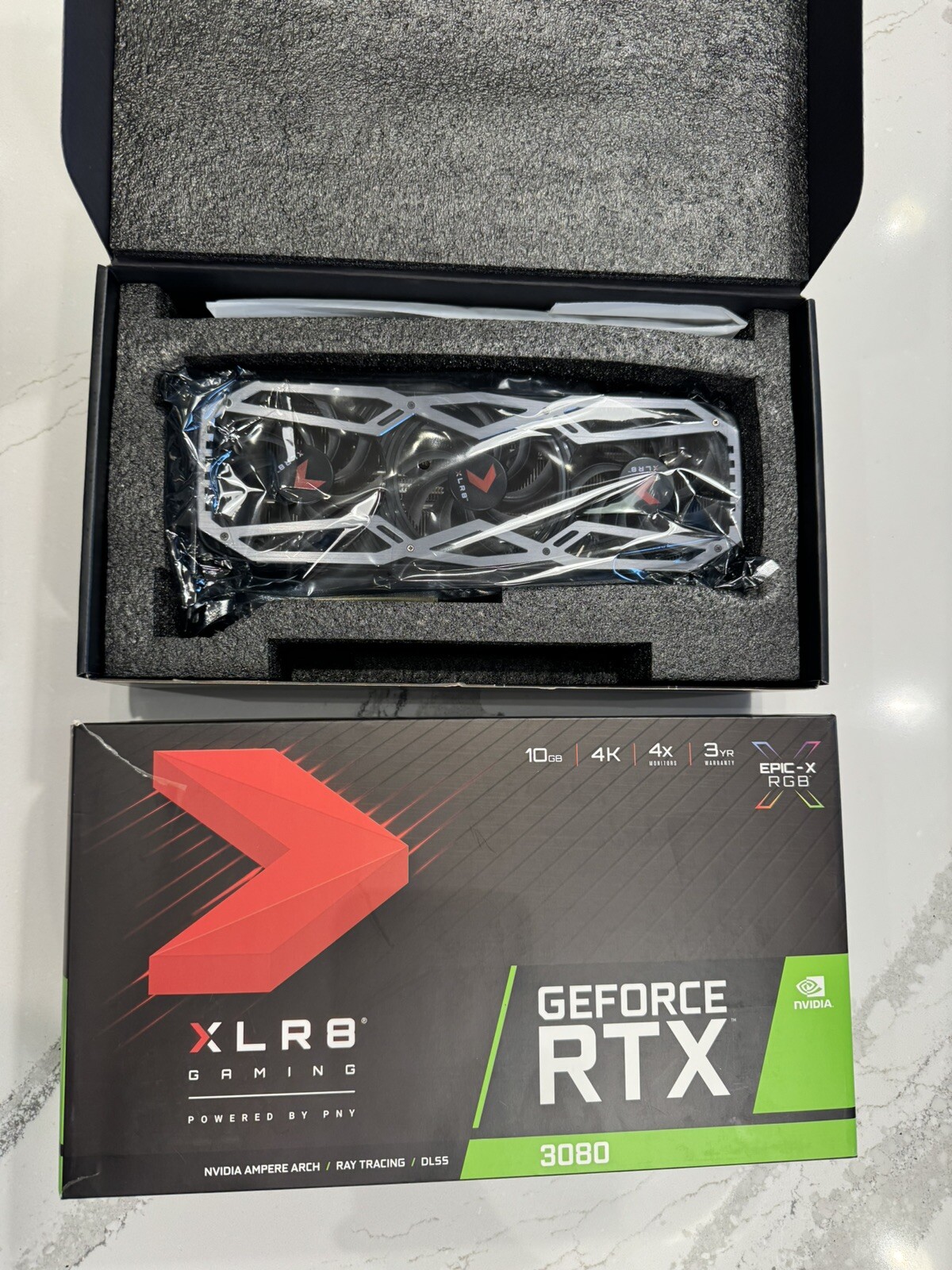 PNY GeForce RTX 3080 XLR8 Gaming EPIC-X RGB Triple Fan Edition P 10GB ...