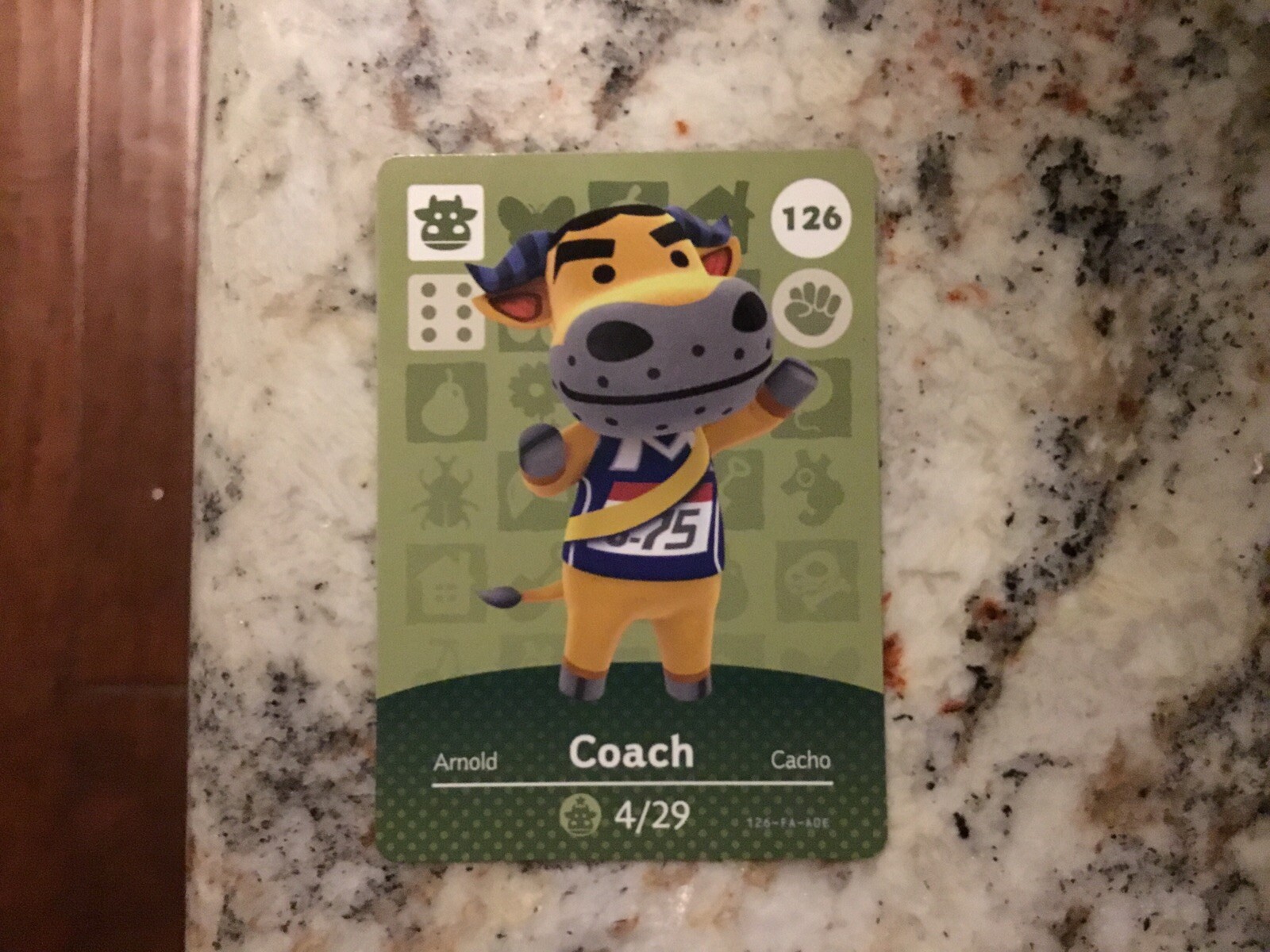 126 COACH Animal Crossing Amiibo Authentic Nintendo Mint Card 126-200 ...