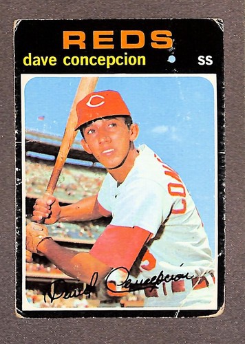 1971 Topps #14 Dave Concepcion Rookie Crease | eBay