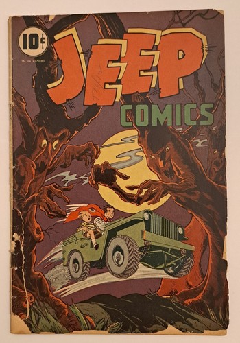 Jeep Comics #1 - Nov 1944 - Complete but cover is slightly brittle | eBay