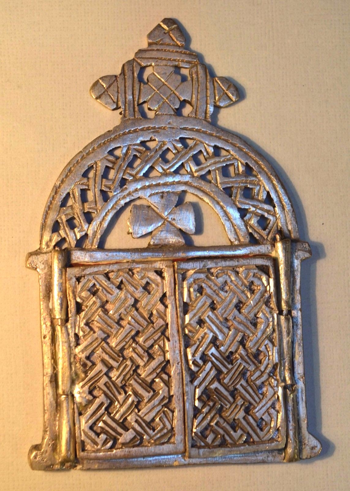 Ethiopian Christian Handmade Metal Altar Painting Triptych Icon ...