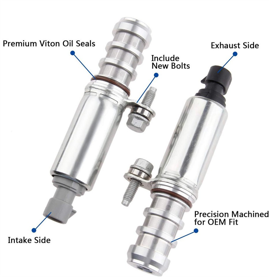 Intake & Exhaust VVT Solenoid Cam Actuator for Chevy Equinox GMC ...