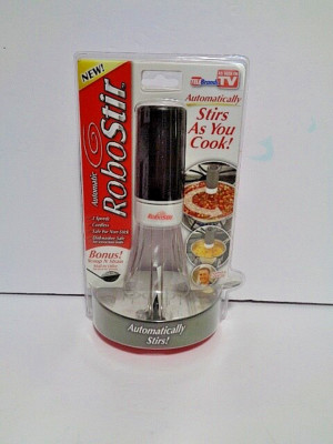 Robo Stir Automatic Cooking Pot Stirrer 3-Speed Cordless Non-Stick As ...