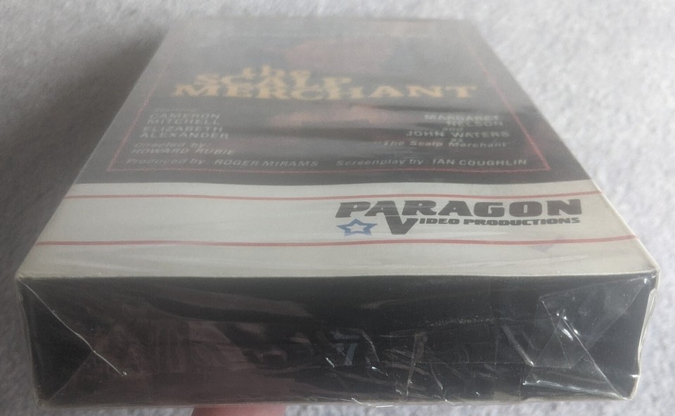 BRAND NEW The Scalp Merchant Paragon Video 1984 VHS Horror Thriller ...