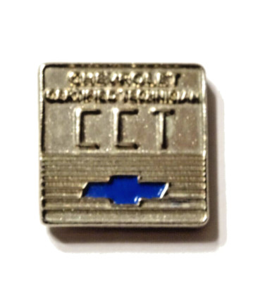 CCT (CHEVROLET CIRTIFIED TECHNITICIAN) ~ SILVER TONE CERTIFIED TECH ...