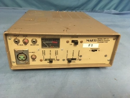 Marti RPT RPT15 Transmitter on 455.450 mHz # 2 | eBay