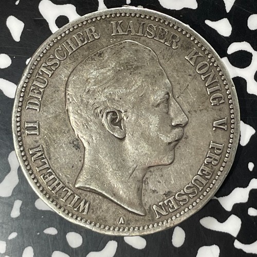 1894 Germany Prussia 5 Mark Lot#T5317 Large Silver Coin! Rim Bumps | eBay