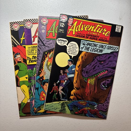 Adventure Comics #345 347 363 380 DC Superboy Silver Age Lot | eBay