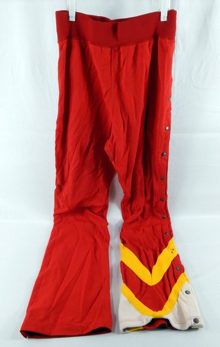 1980s Atlanta Hawks #10, 53,38 Game Used Red Warm Up Pants 34 423 ...
