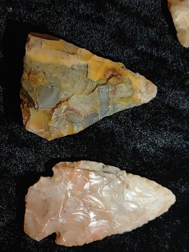 Pair Of Colorful Flint Ridge Arrowhead Ohio | eBay