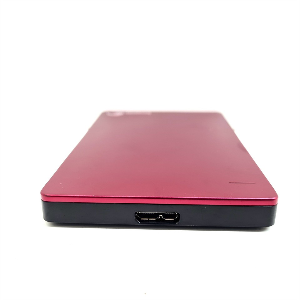 Seagate Backup Plus Slim 1TB 5400RPM USB 3.0 Red/Black Portable Hard ...