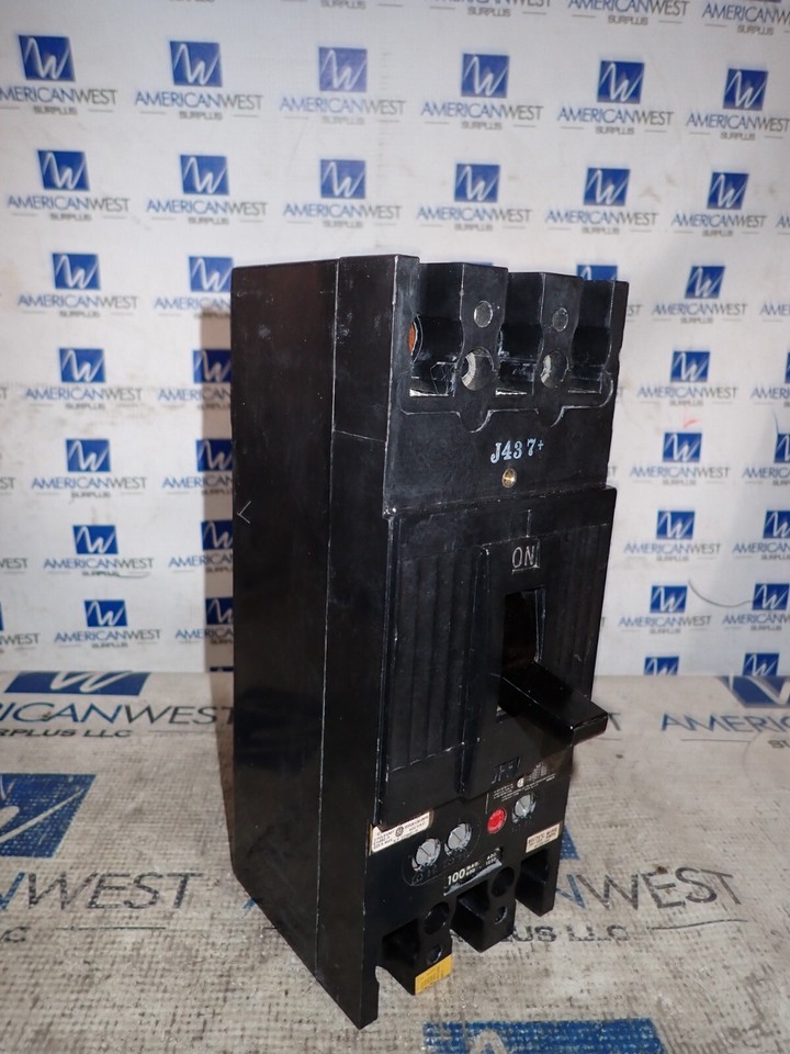 GE TFJ236100 3 POLE 100 AMP 600V TFJ CIRCUIT BREAKER -TESTED | eBay