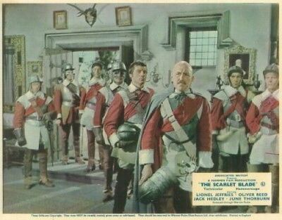 THE SCARLET BLADE OLIVER REED HAMMER HORROR LOBBY CARD | eBay