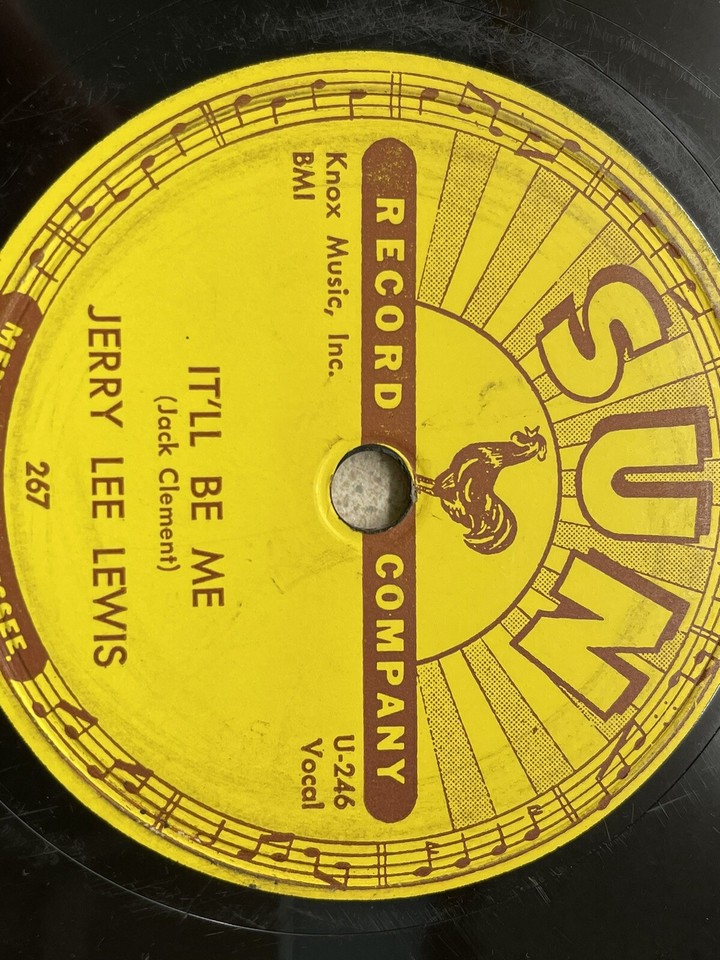 SUN 78 - JERRY LEE LEWIS - BREATHLESS - 78-RPM RECORD | eBay
