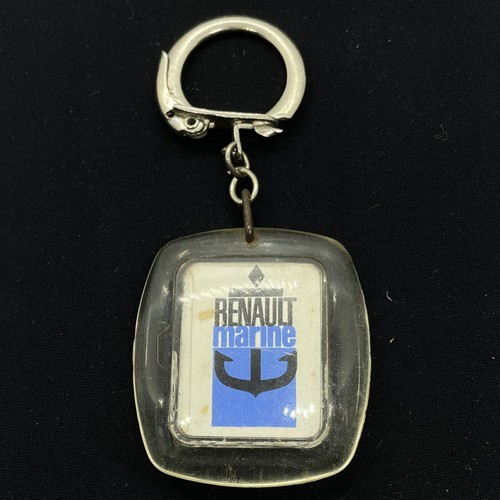 RENAULT MARINE OLD PLASTIC ERA KEYCHAIN VTG anchor | eBay