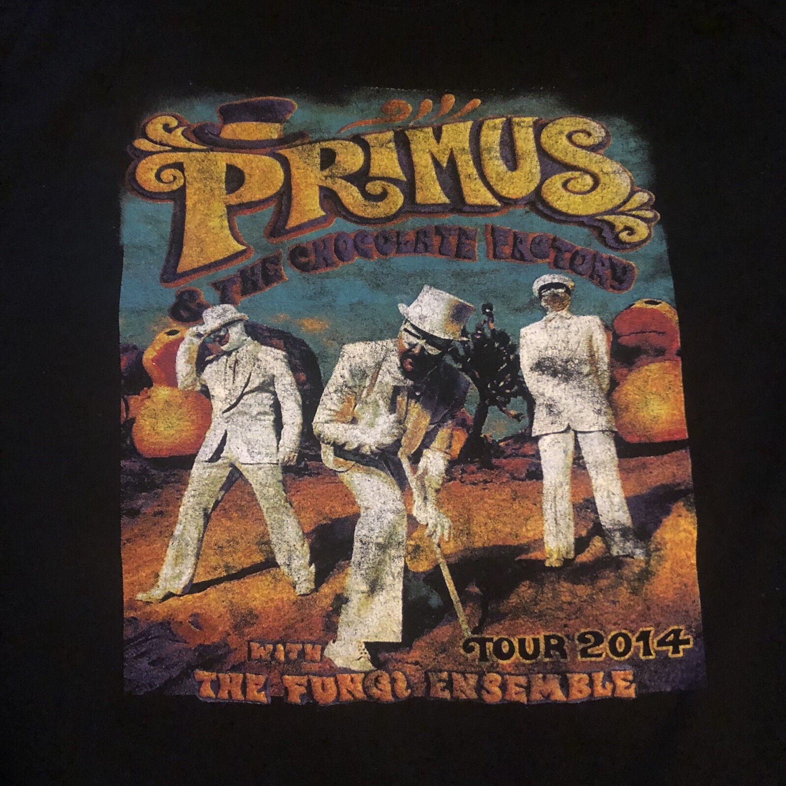 Primus & The Chocolate Factory Tour 2014 T-Shirt (Me… - Gem