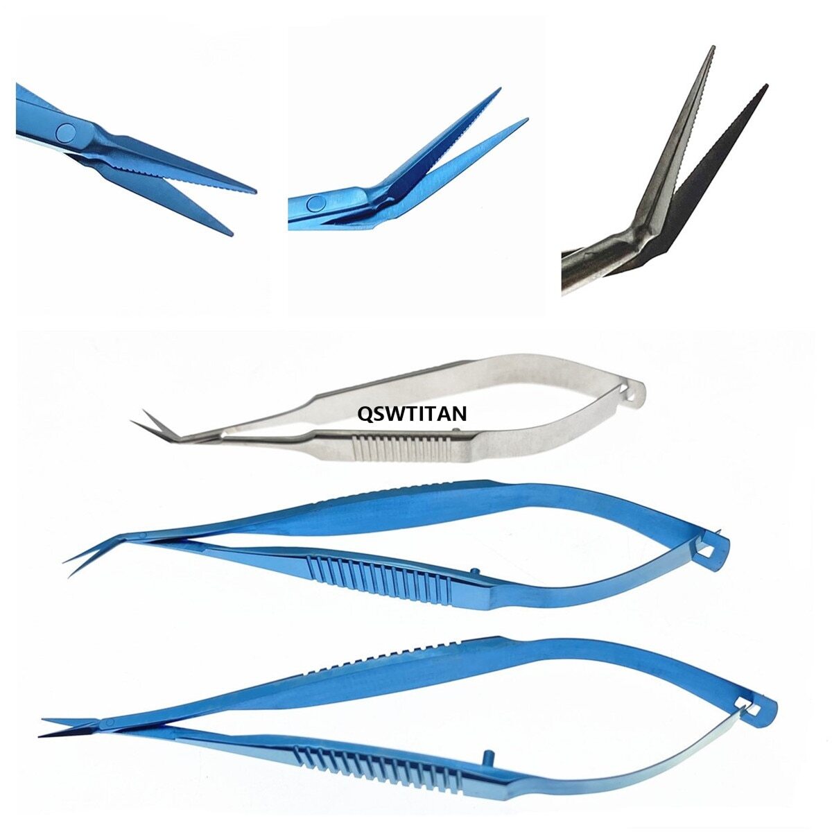 Ophthalmic IOL Scissors Cut Tissue Scissors Titanium Eye Surgical ...