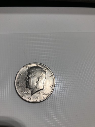 1971-D Rare John F Kennedy Half Dollar 50 Cent Coin Zoom In For Errors ...