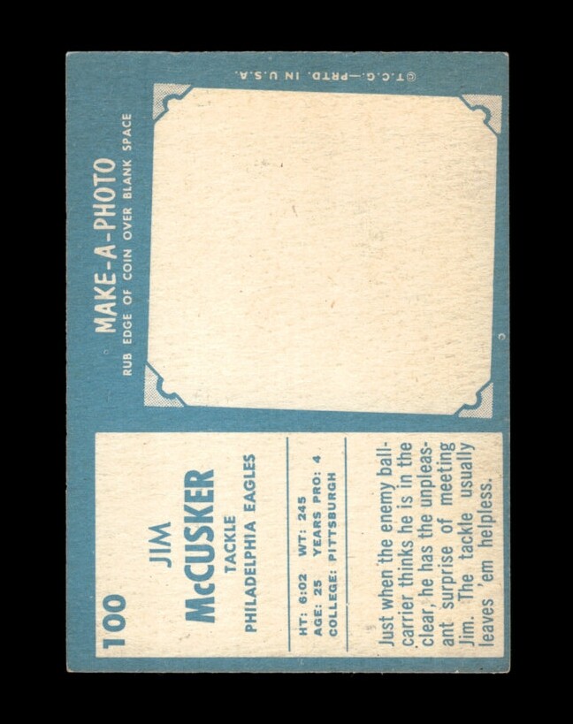 1961 Topps Set-Break #100 Jim Mccusker EX-EXMINT *GMCARDS* | eBay