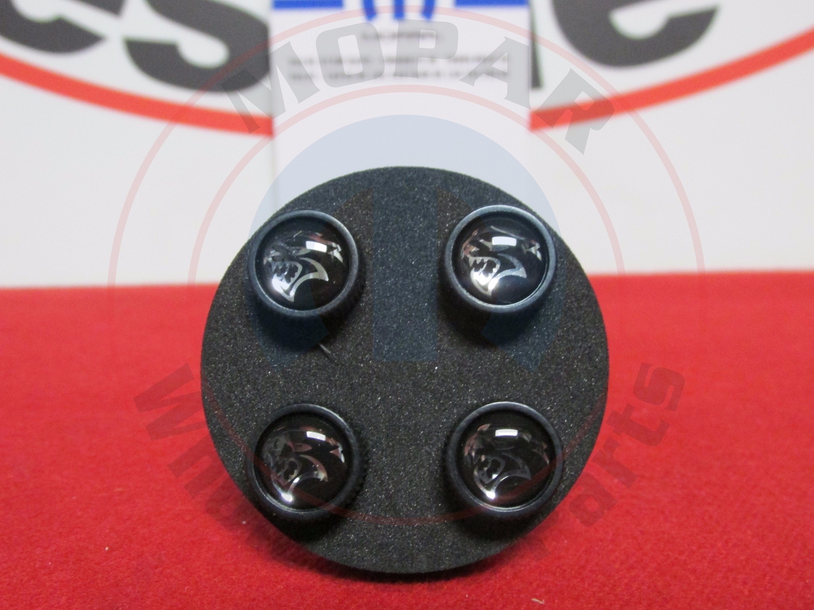 Dodge Challenger Charger HELLCAT valve stem caps Black w/hellcat Logo ...
