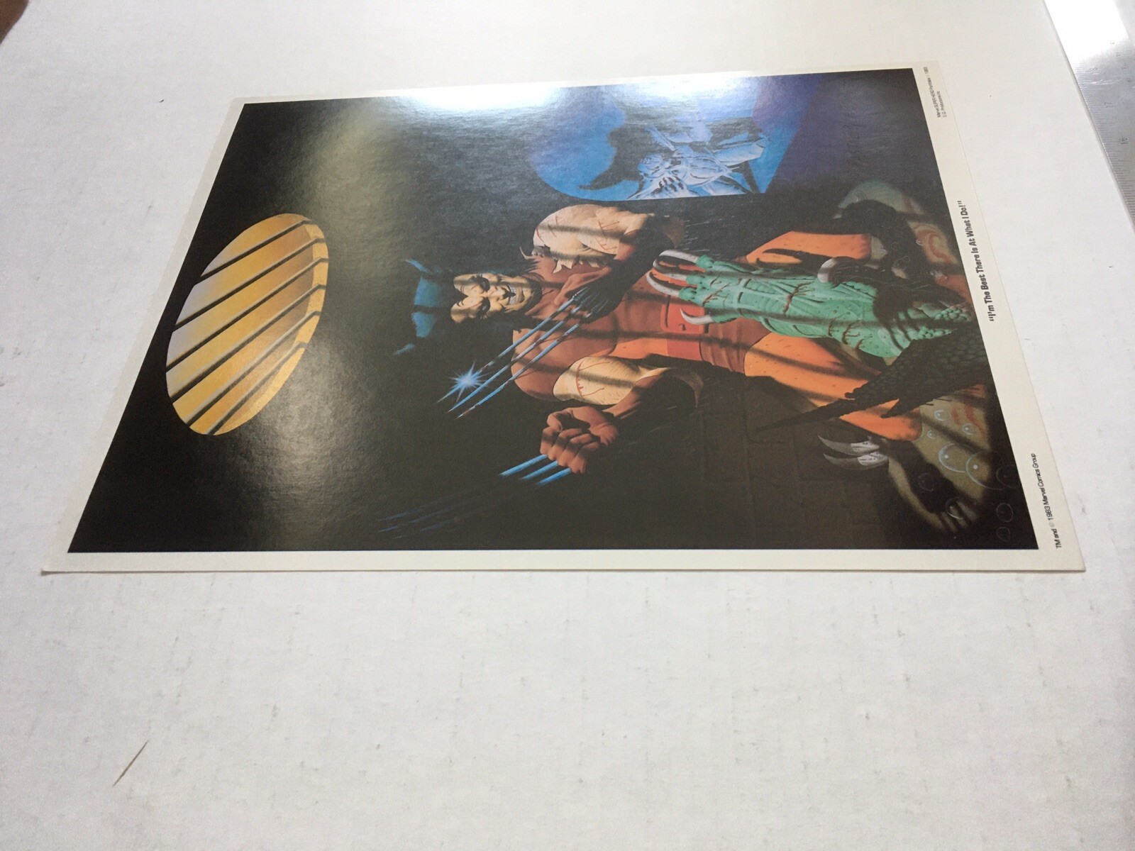 Wolverine Fastner Larson 1983 Poster Im The Best Marvel Portfolio Print ...